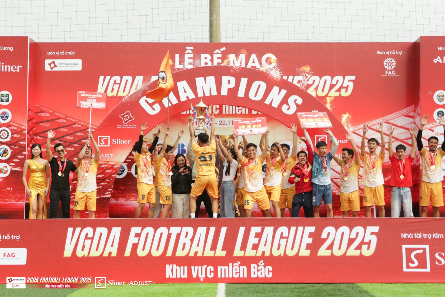 Falcon Game Studio Crowned Champion of the VGDA Football Tournament ...